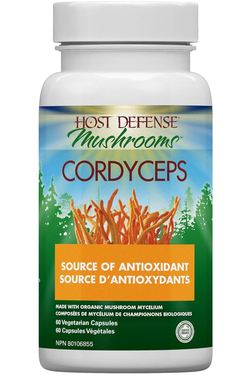 HOST DEFENSE Cordyceps (60 caps) – Good Health Mart Belleville